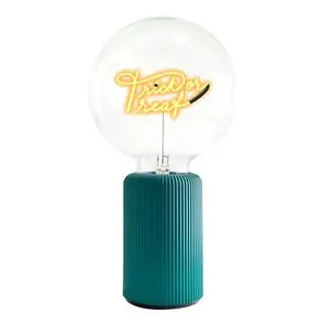 MITB Trick Or Treat Portable Table Lamp - Emerald