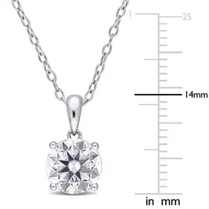 JULIANNA B. Moissanite Solitaire Pendant Necklace
