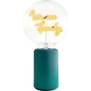 MITB We Are Family Portable Table Lamp Emerald