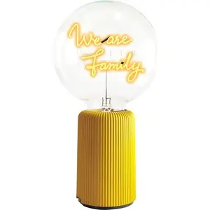 MITB We Are Family Portable Table Lamp Yellow