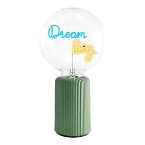 MITB Dream Big Portable Table Lamp Olive