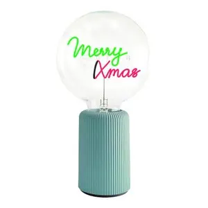 MITB Merry Xmas Portable Table Lamp - Blue