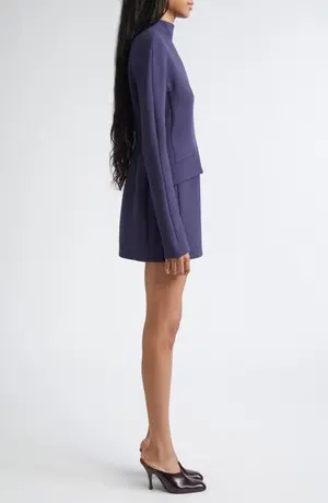 Sportmax Tefrite Long Sleeve Sheath Dress - Midnight Blue