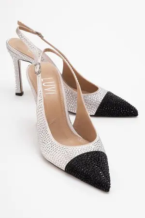 PROLOGUE SHOES London Embellished Pointed Toe Pump