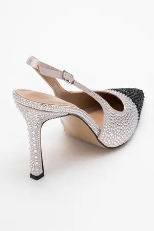 PROLOGUE SHOES London Embellished Pointed Toe Pump
