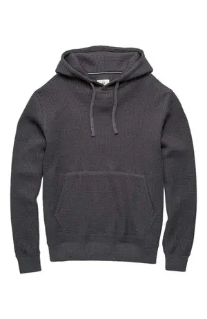 SURFSIDE SUPPLY CO. Ivan Waffle Thermal Hoodie - Charcoal Heather