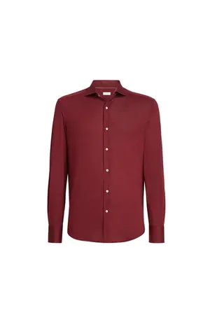 Brunello Cucinelli Spread Collar Shirt