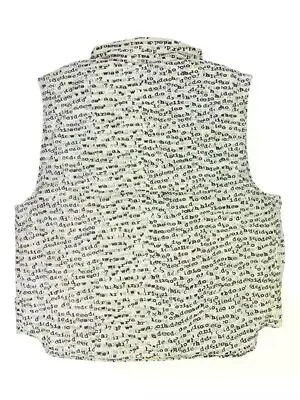 WHO DECIDES WAR BY EV BRAVADO Printed Sleeveless Vest