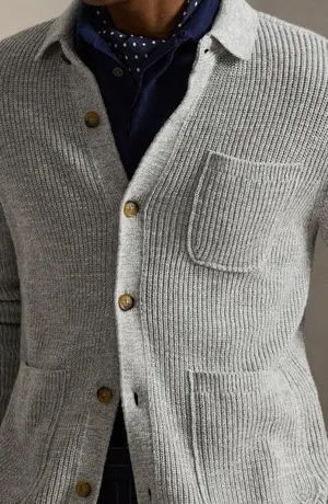 Polo Ralph Lauren Ribbed Cotton Cardigan