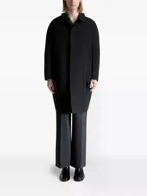 Bally Pleated Shirt-collar Coat