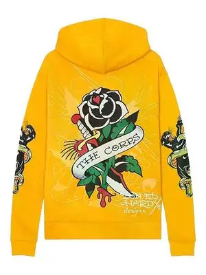 Ed Hardy Printed Hoodie