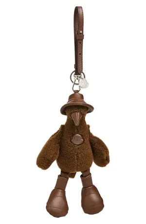 Moncler Duck Key Ring - Dark Chocolate