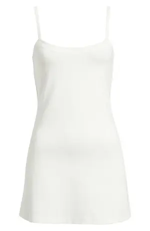 ARTLESS FOREVER Spaghetti Strap Slip Minidress - White