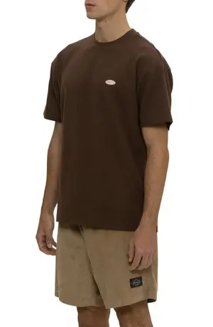 MAUI & SONS Surface Cotton Blend T-shirt - Brown