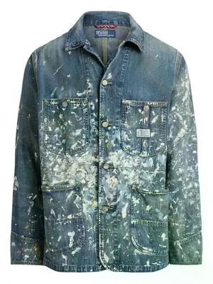 Polo Ralph Lauren Limited-edition Hand-painted Denim Jacket - Blue