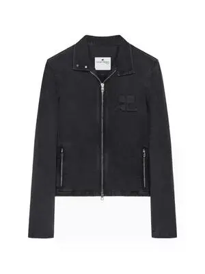 COURREGES City Shadow Zip-fastening Jacket - Black