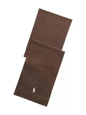 Polo Ralph Lauren Logo-detail Scarf - Brown