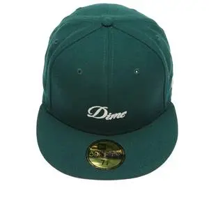 DIME Cursive New Era Cap - Evergreen