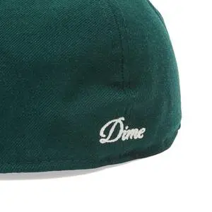 DIME Cursive New Era Cap - Evergreen