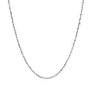 Tom Wood 20.5" Rope Chain Necklace - Silver