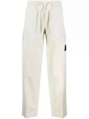 Calvin Klein Technical Logo-appliqué Trousers - Neutrals