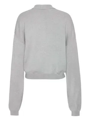ROTATE BY BIRGER CHRISTENSEN Logo-patch Polo Sweater