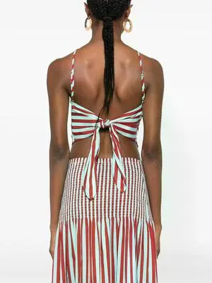 SIMONMILLER Tie-detailed Top - Red