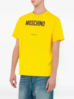 Moschino Logo-print T-shirt - Yellow