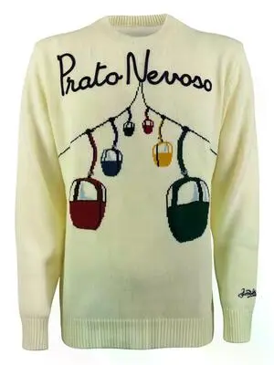 MC2 SAINT BARTH Gondola Intarsia Sweater - Neutrals