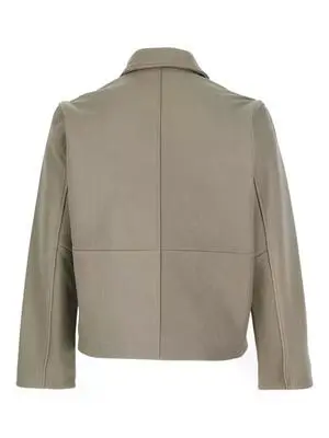 SUNFLOWER Leather Zip-up Jacket