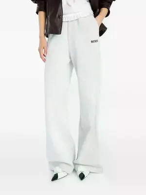 ROTATE BY BIRGER CHRISTENSEN Logo Embroidered Wide Leg Track Pants