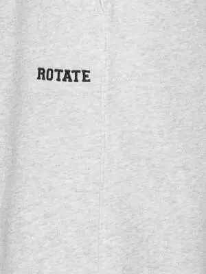 ROTATE BY BIRGER CHRISTENSEN Logo Embroidered Wide Leg Track Pants