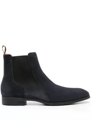 Santoni Suede Chelsea Boots