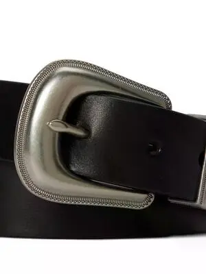 Polo Ralph Lauren Engraved Western Leather Belt