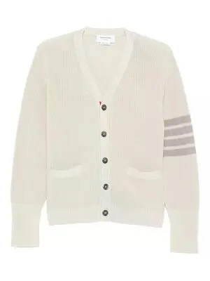 Thom Browne 4-bar Stripe Pockets Cardigan