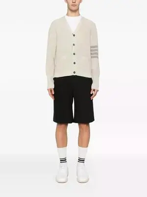 Thom Browne 4-bar Stripe Pockets Cardigan