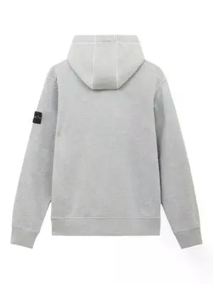 Stone Island Compass Badge Hoodie - Grey