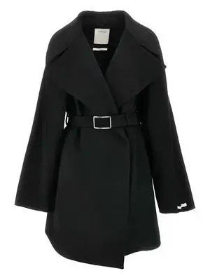 Sportmax Belted Coat - Black
