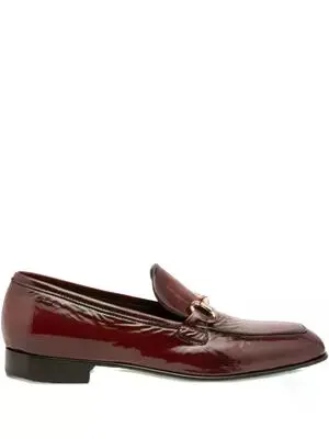 ALEXANDER HOTTO Patent Loafers With Horsebit Detail