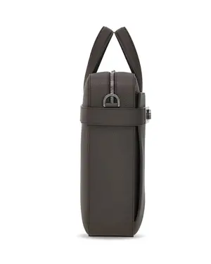 FERRAGAMO Leather Briefcase - T.moro