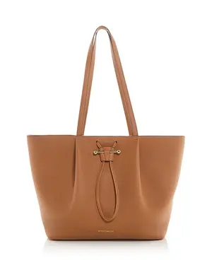 Strathberry Osette Leather Shopper Tote - Tan