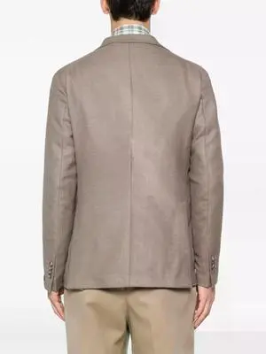 Tagliatore Textured Patch Pocket Jacket - Neutrals