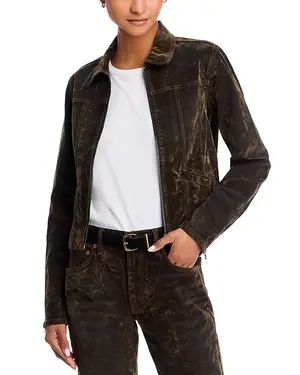 Re/done Zip Up Jackets For Women