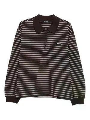 ROTATE BY BIRGER CHRISTENSEN Long-sleeve Polo Shirt - Brown