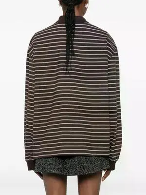 ROTATE BY BIRGER CHRISTENSEN Long-sleeve Polo Shirt - Brown