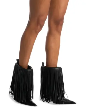 Balenciaga Avenue Fringe Boots