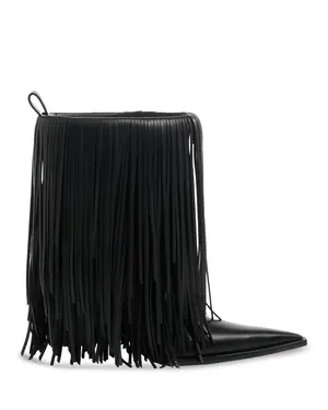 Balenciaga Avenue Fringe Boots