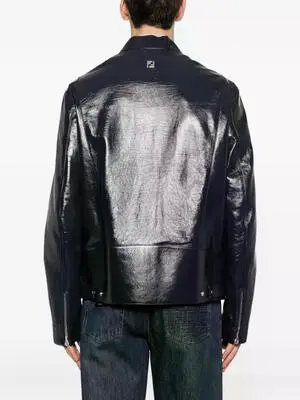 Fendi Leather Biker Jacket