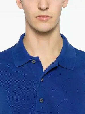 TOM FORD Short-sleeve Polo Shirt - Blue