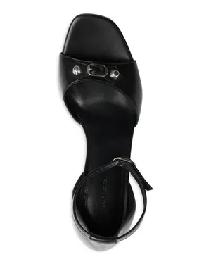 Balenciaga City Uptown Sandals - Black/silver
